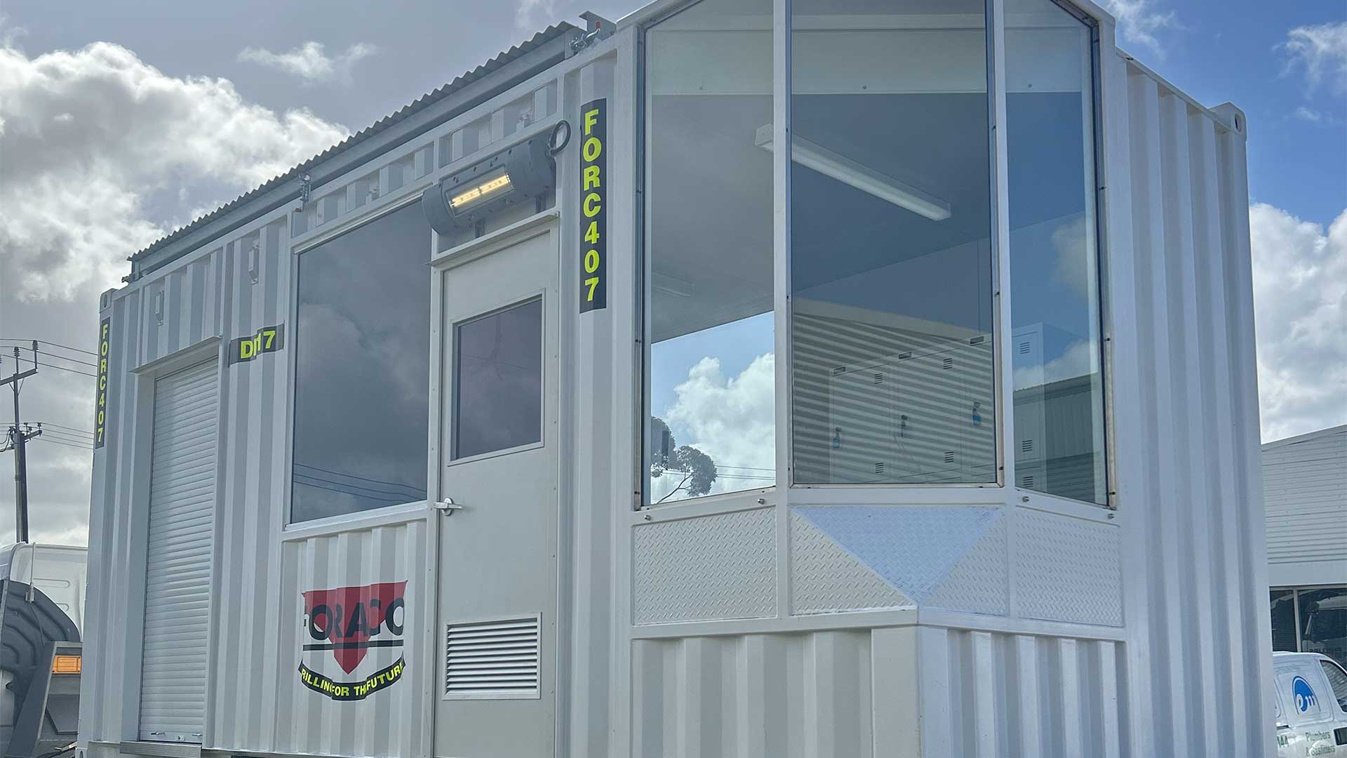 Foraco Drill Shack, Olympic Dam - Shipping Container Modification ...
