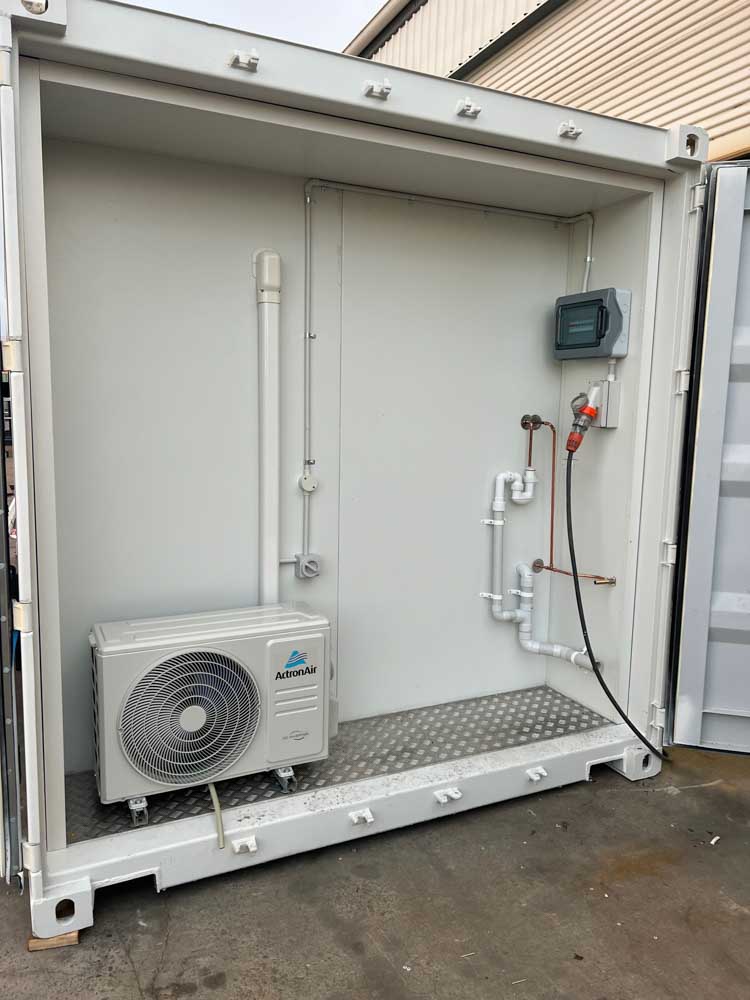 Site Office and Kitchenette - Shipping Container Modification ...
